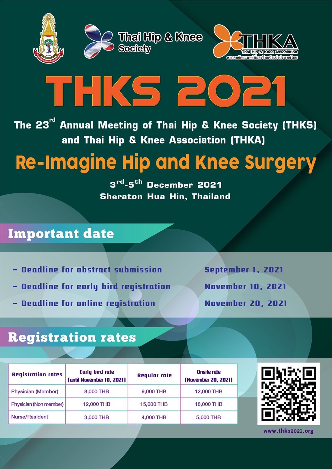 THKS 2021 - RCOST | Royal College of Orthopaedic Surgeons of Thailand